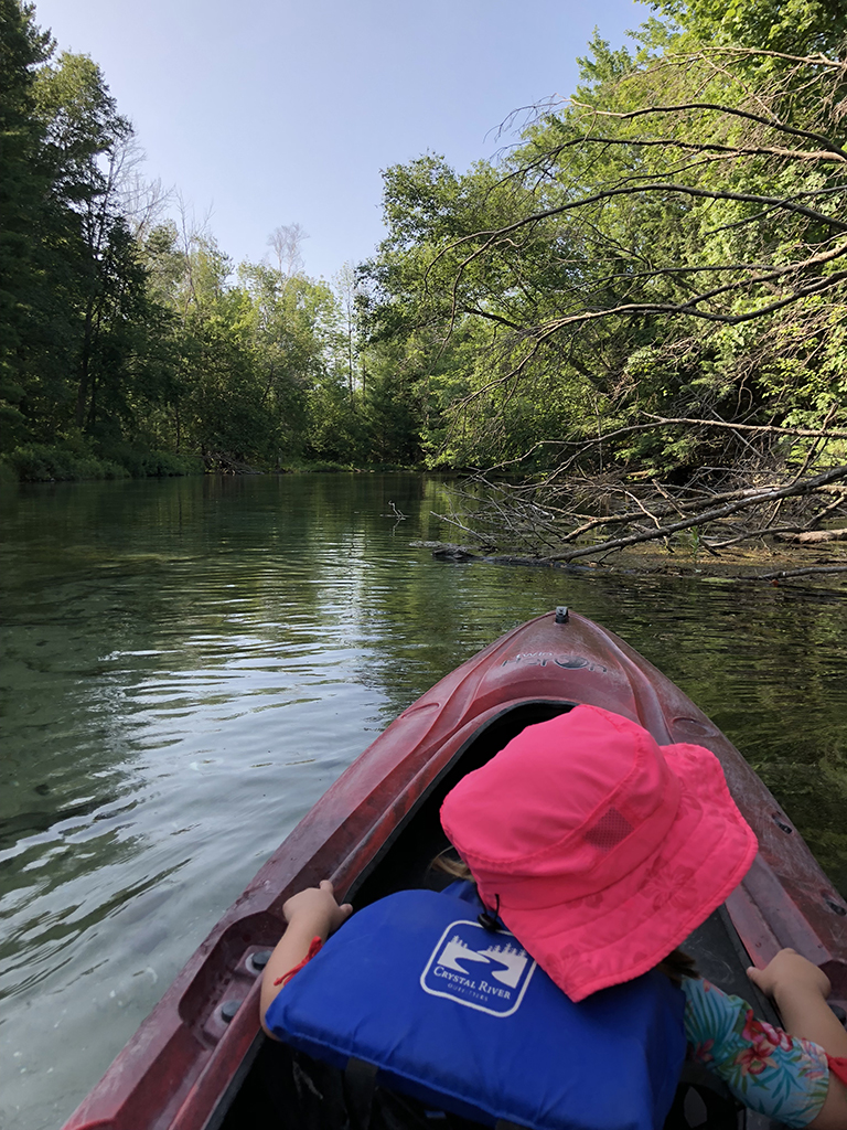Kayaking the Crystal River – Great Lakes Loving
